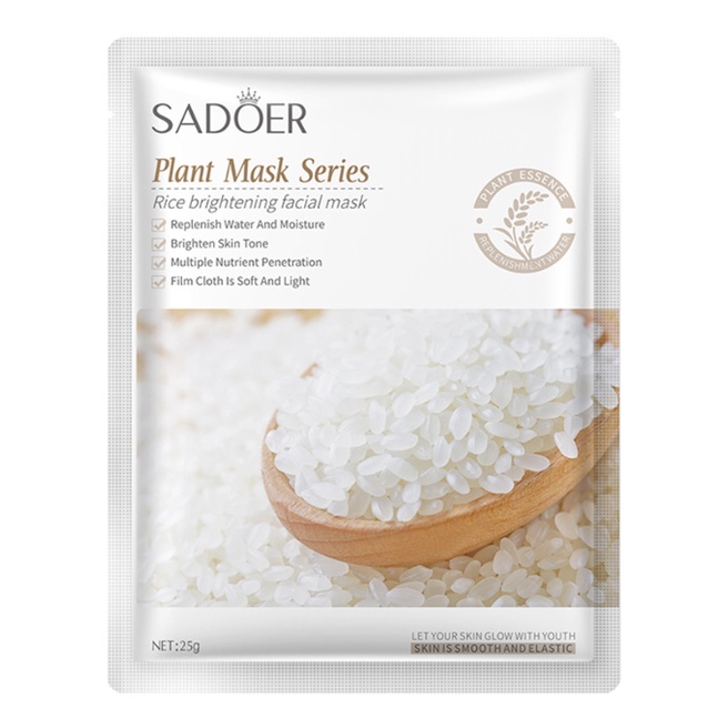 Jual SADOER Sheet Mask Plant Series 2 Masker Wajah Korea Original SR002 ...