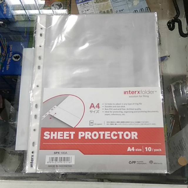 Jual Pocket A4 Inter-X @10 lembar | Shopee Indonesia