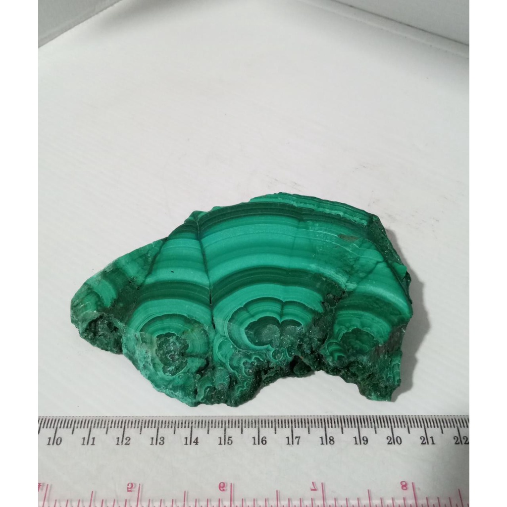 Jual natural malachite slab/slice polished 341 grams | Shopee Indonesia