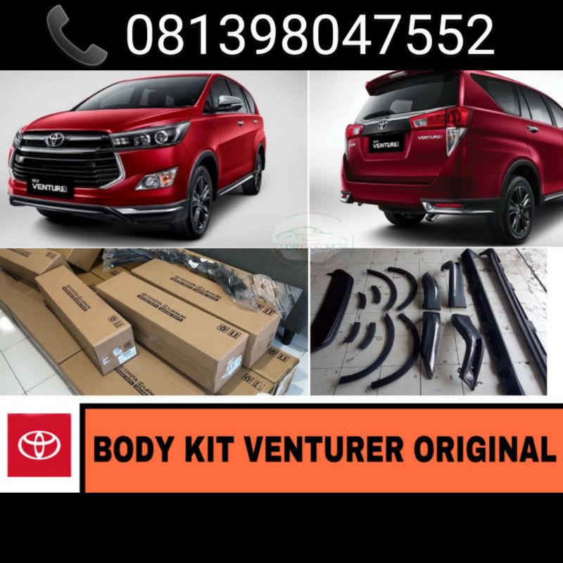 Jual body kit / bodikit Toyota Innova reborn Venturer komplit 15pc ...