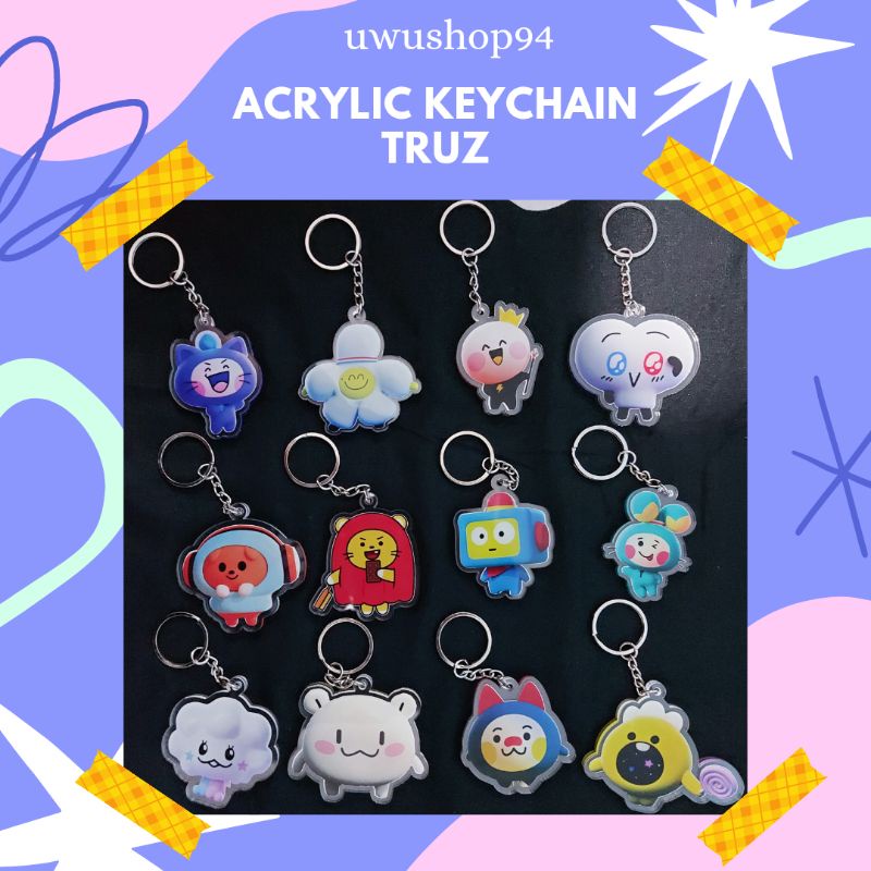 Jual ACRYLIC KEYCHAIN TRUZ DUA SISI (READY STOCK) | Shopee Indonesia