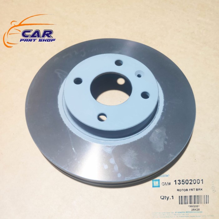 Jual ROTOR PIRINGAN REM DISC BRAKE DEPAN CHEVROLET SPIN ORI GM | Shopee ...