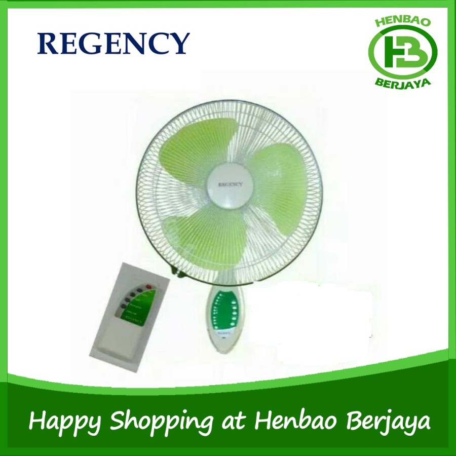 Jual Regency Wall Fan 16 inch Remote ZWFR16 Kipas Angin Dinding Timer ...
