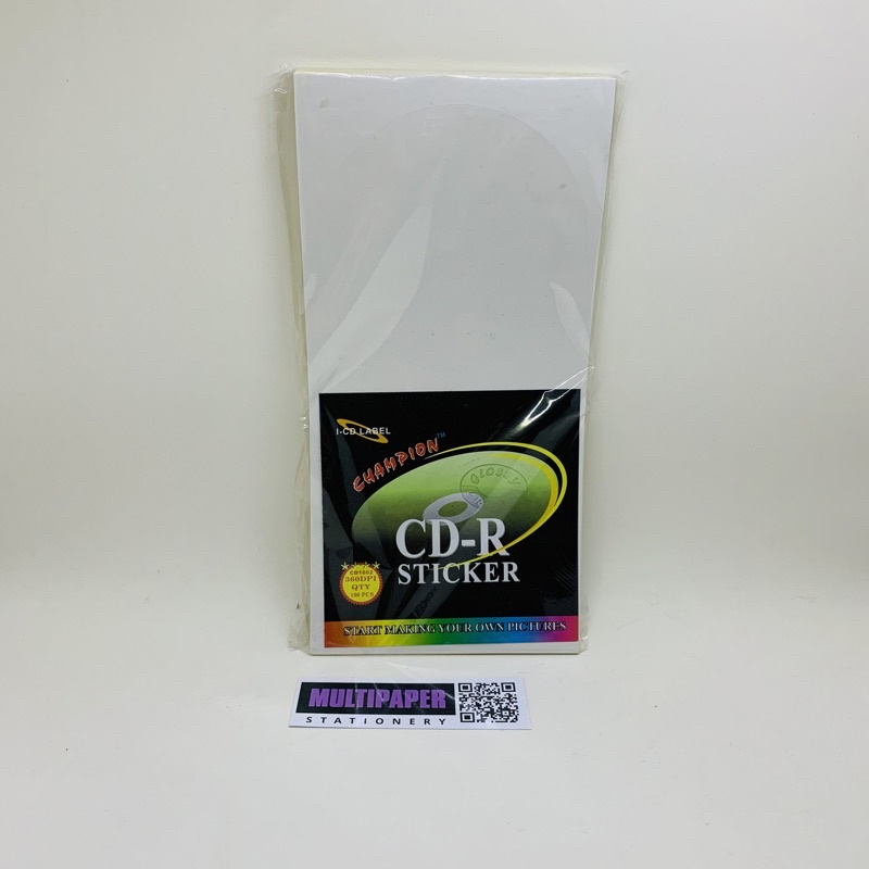 Jual Label CD Sticker Champion Isi 100 Lembar | Shopee Indonesia