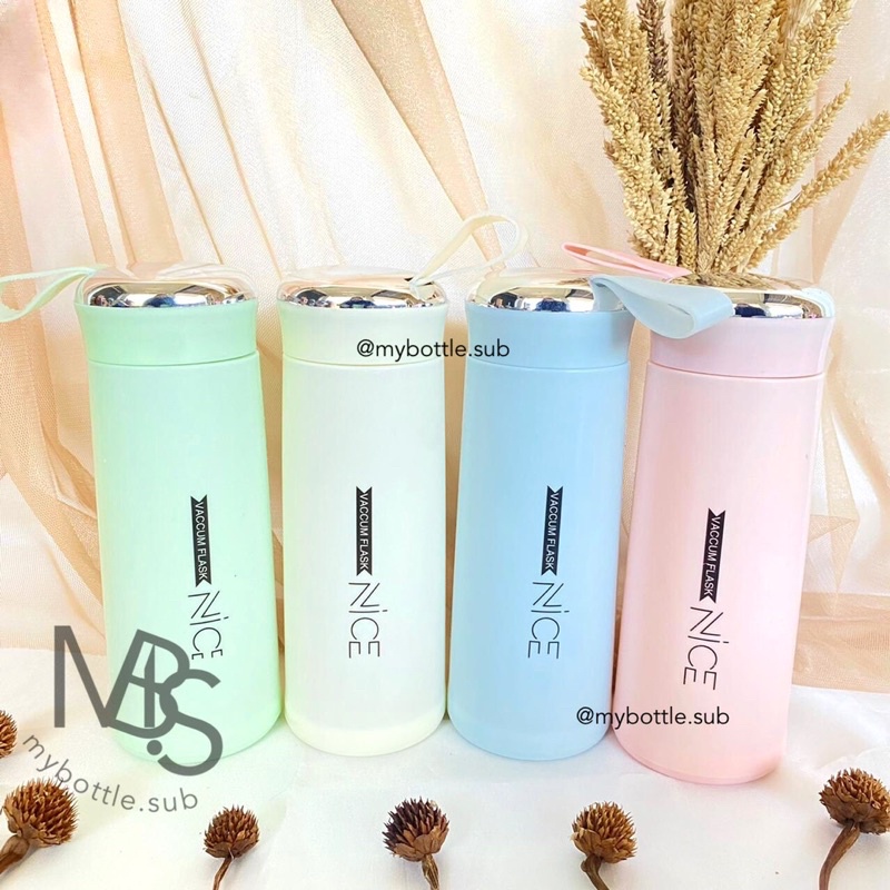 Jual Botol Kaca Nice Day NON BOX Tumbler Glass Termos Air Panas Dingin ...