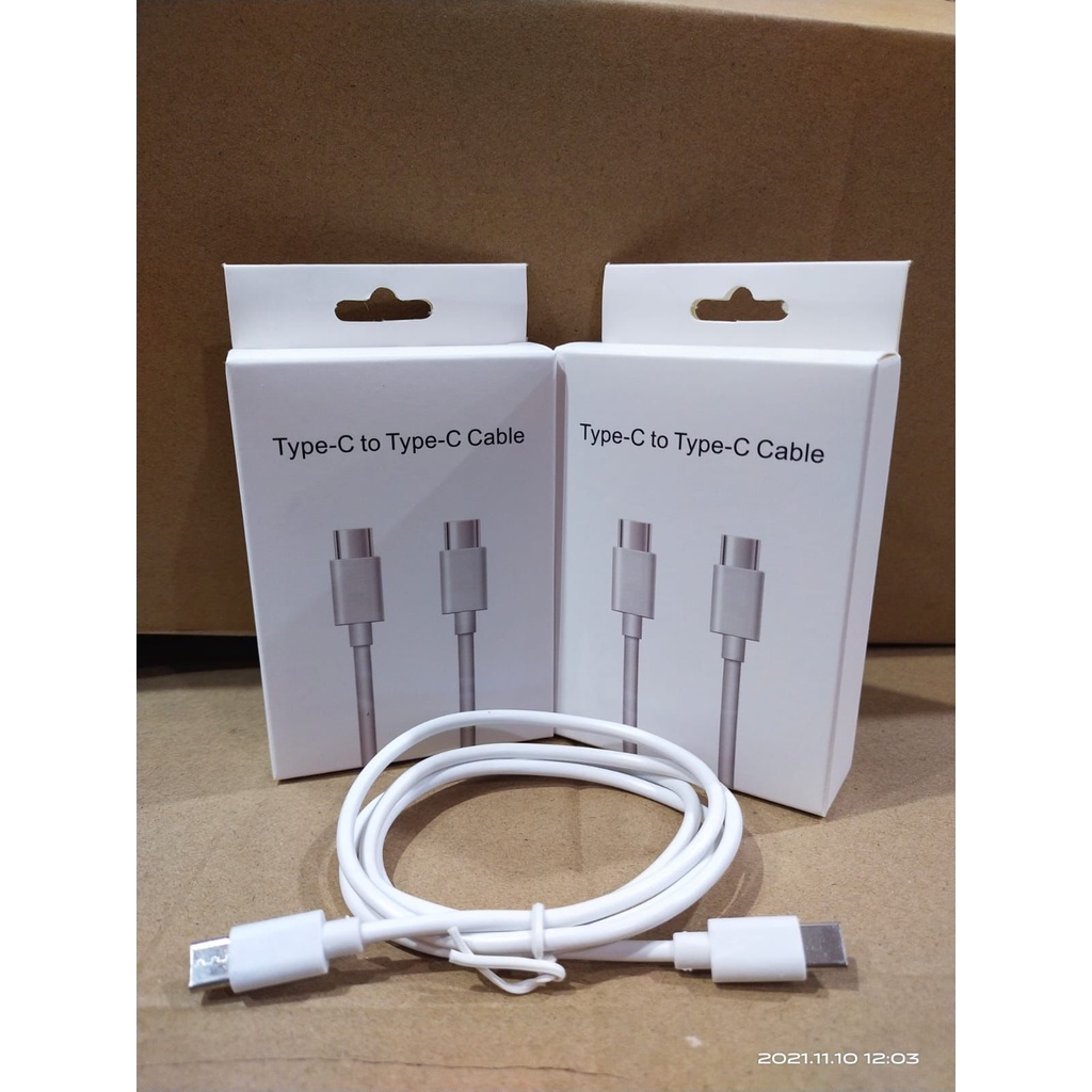 Jual Kabel Data Type C to Type C | Shopee Indonesia