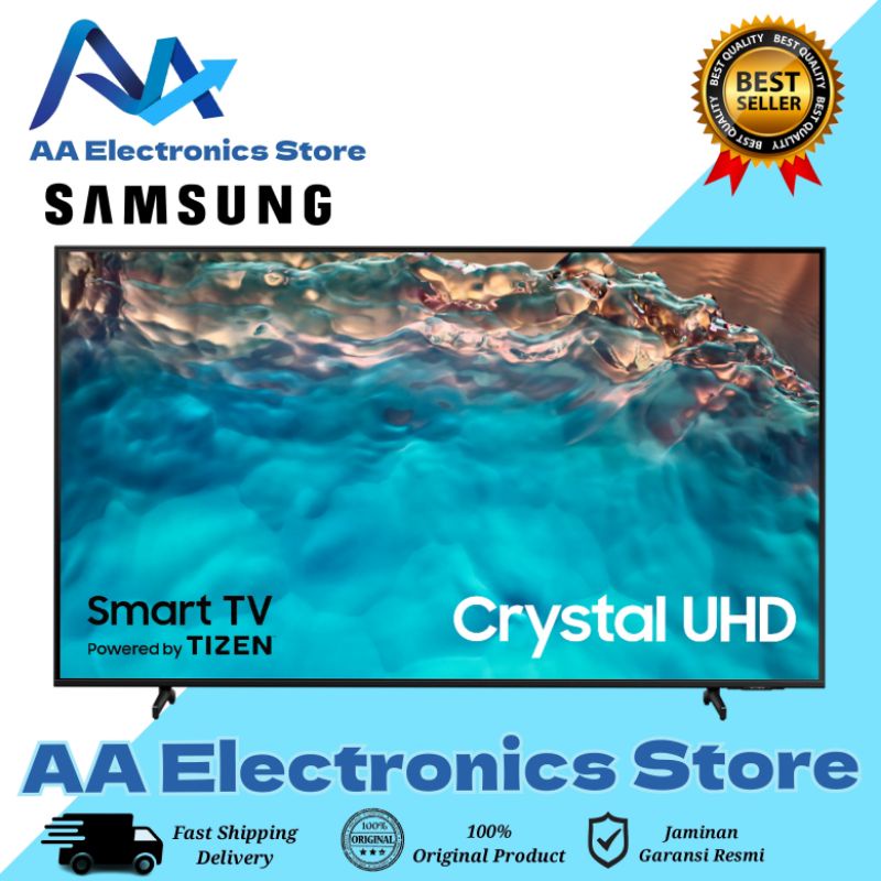 Jual SAMSUNG 55BU8000 55 INCH CRYSTAL UHD 4K SMART TV UA55BU8000 NEW SERIES | Shopee Indonesia