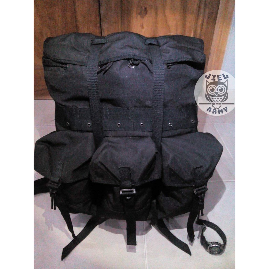 Jual Ransel Tempur Hitam Brimob Tas Ransel Korea HItam | Shopee Indonesia