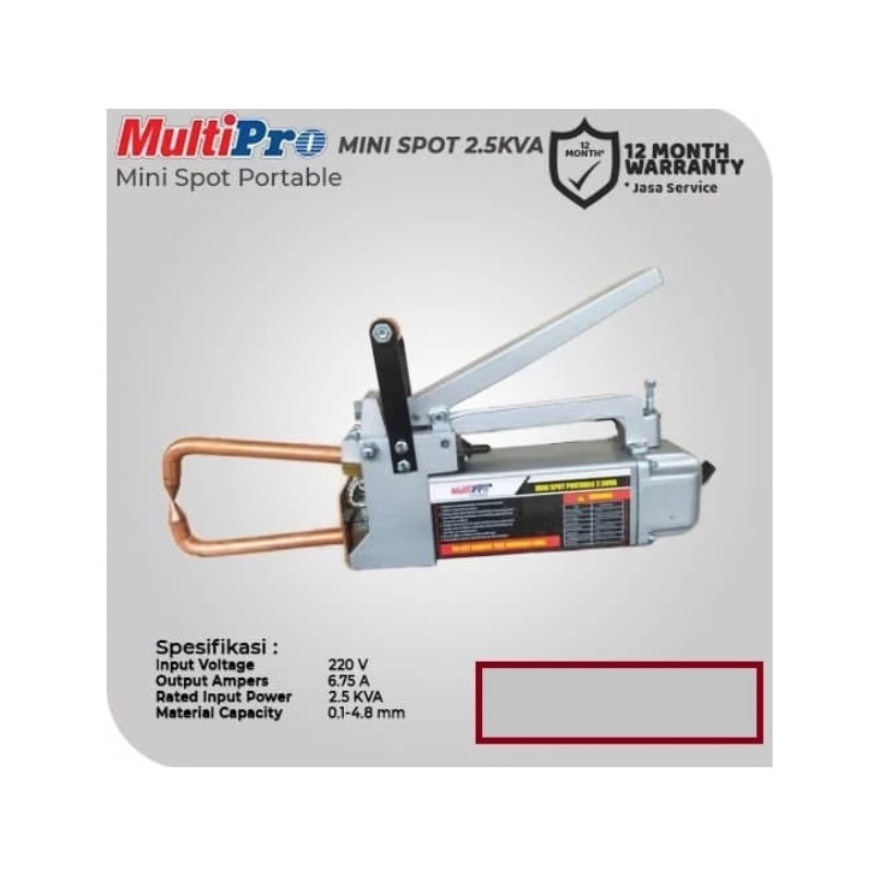 Jual Mini Spot Welding Portable Multipro 2.5KVA Las Titik Spot BODY ...