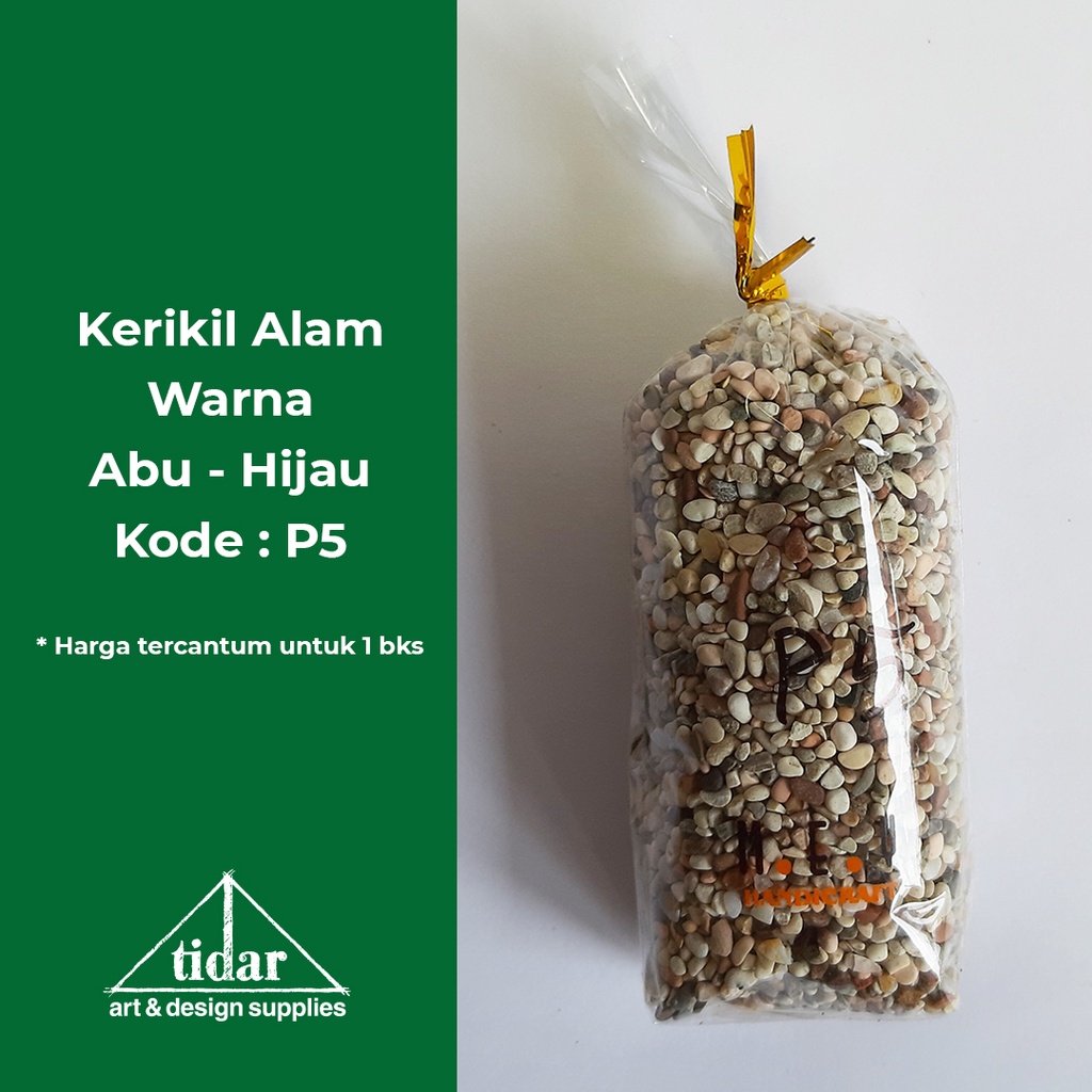 Jual Pasir - Kerikil - Batu Warna Natural / Krem / Abu untuk Art Craft ...