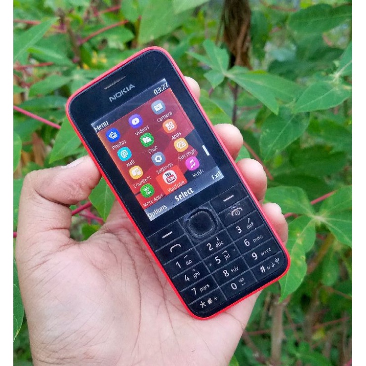 Jual Hp jadul Nokia 208 asha 208 3g original normal hp langka | Shopee Indonesia
