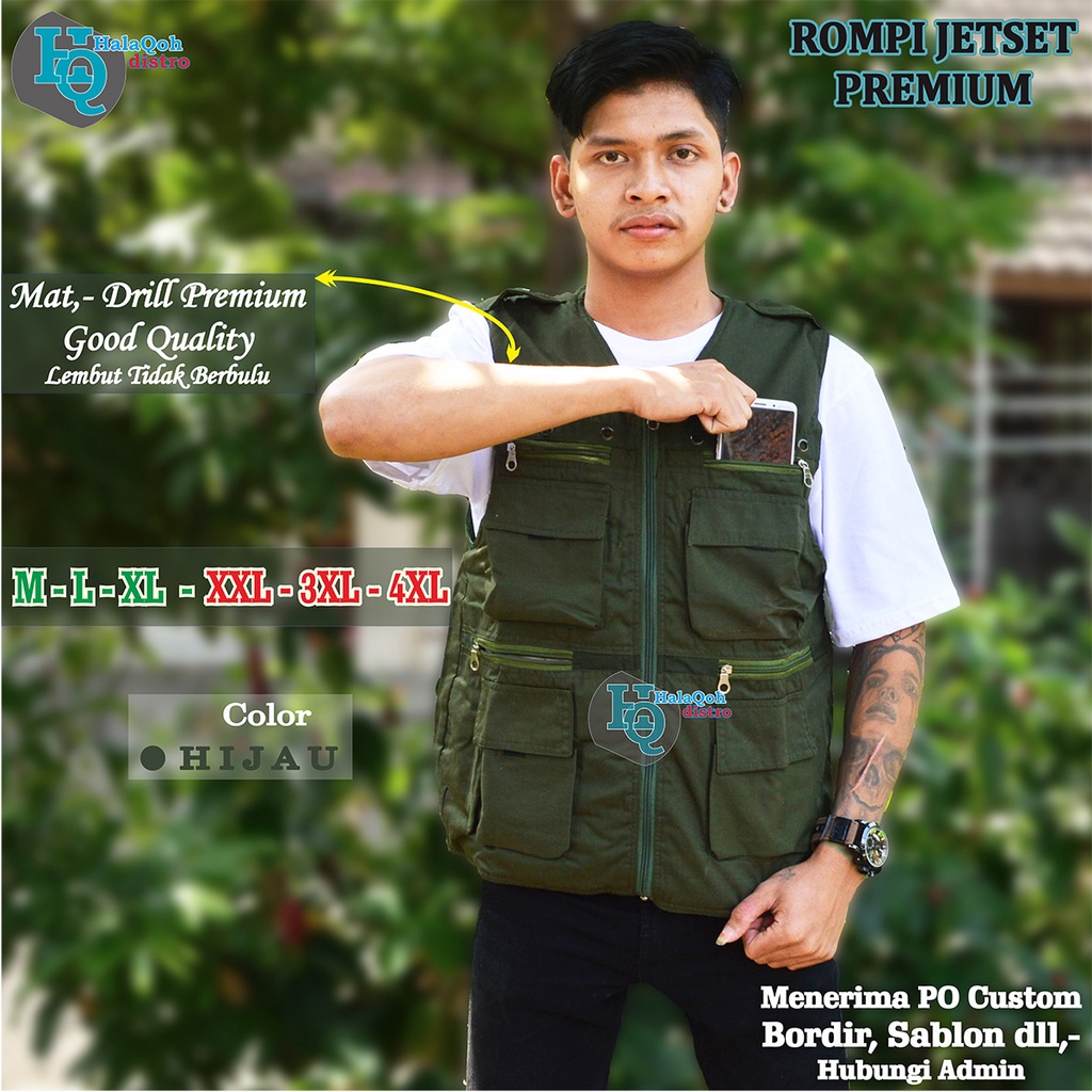 Jual ROMPI ORGANISASI WARNA HIJAU ARMY | ROMPI CASUAL PRIA WANITA ...