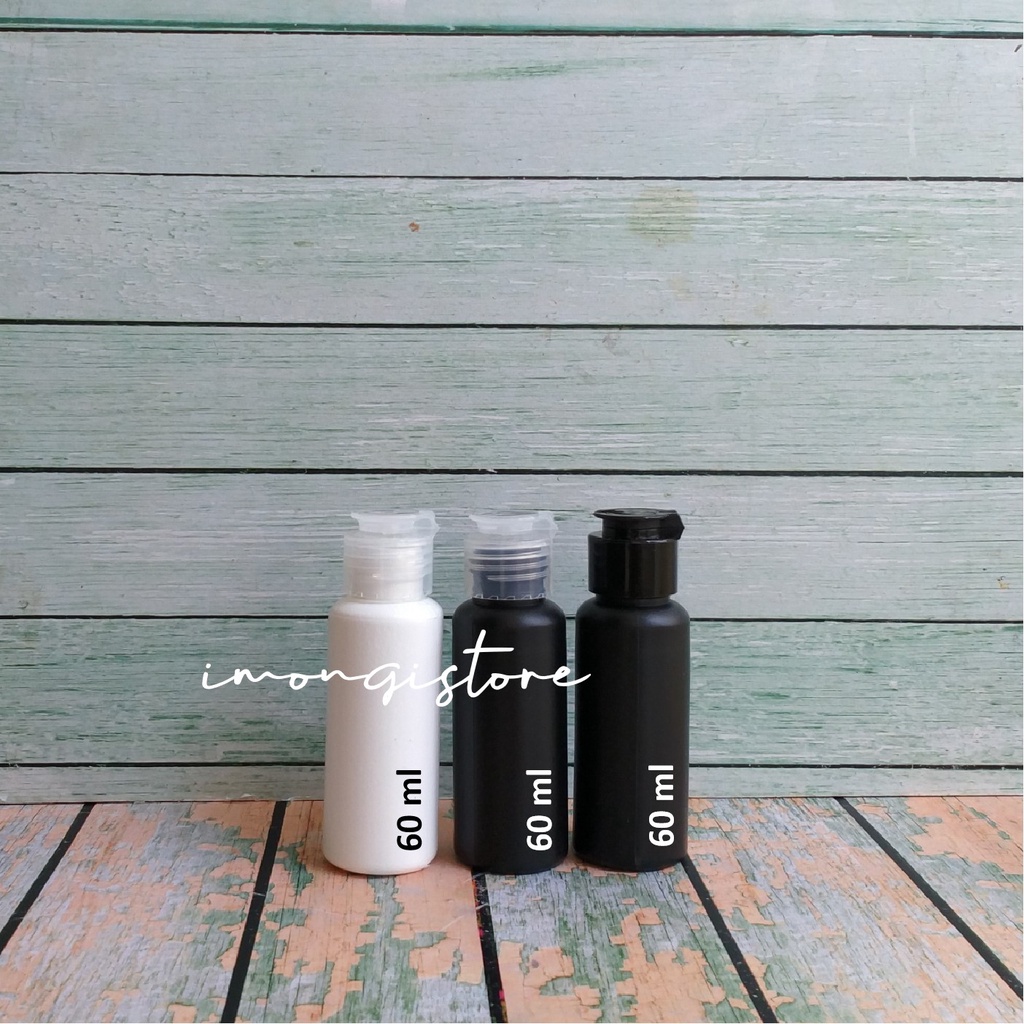 Jual Botol Flip Top Fliptop 60ml 60 ml Tutup Jamur | Shopee Indonesia