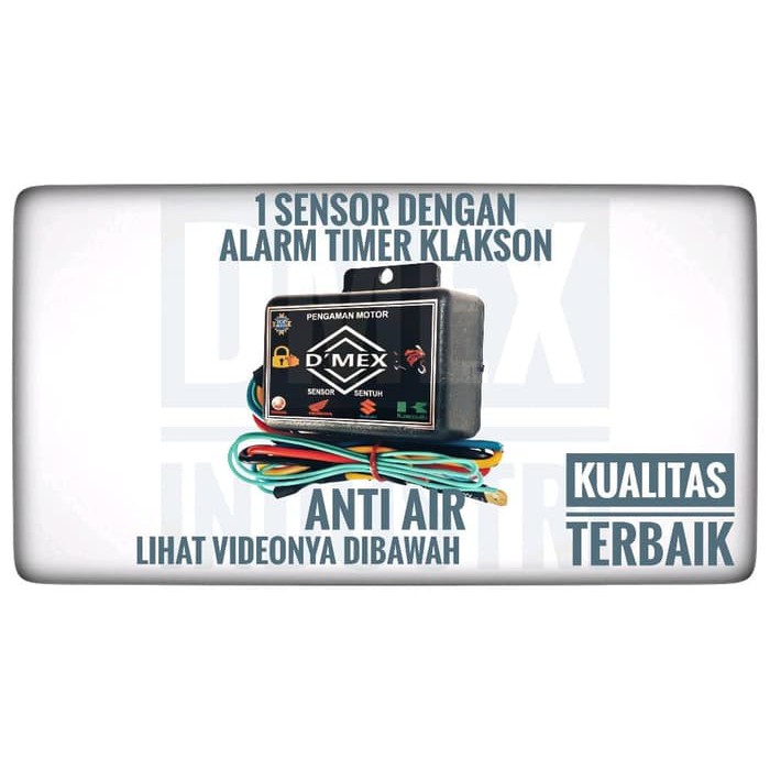 Jual Alarm Motor Timer Klakson Dmex Sensor Sentuh HONDA Pengaman Motor | Shopee Indonesia