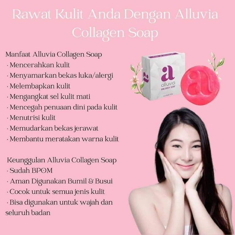 Jual collagen soap Alluvia | Shopee Indonesia