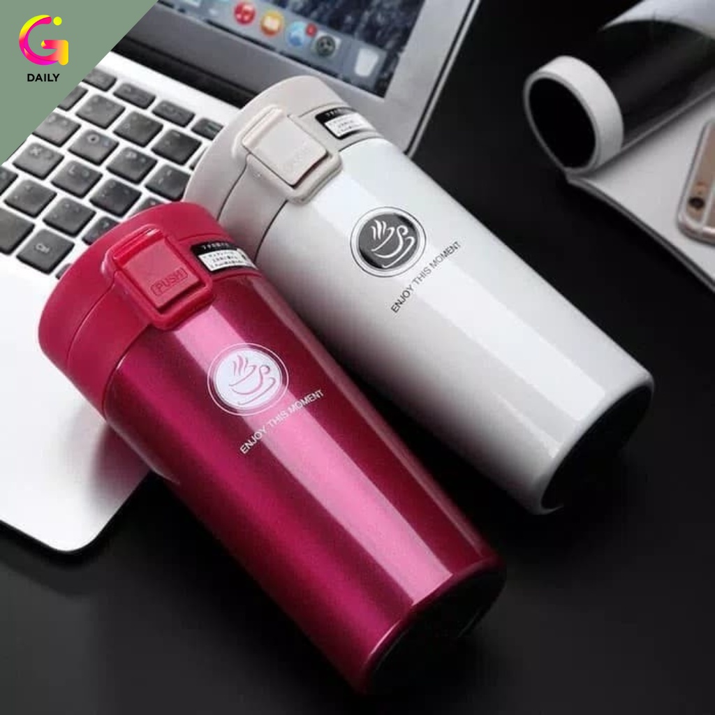 Jual Botol Termos Kopi Coffee Tahan Panas Dingin | Stainless Travel Mug ...