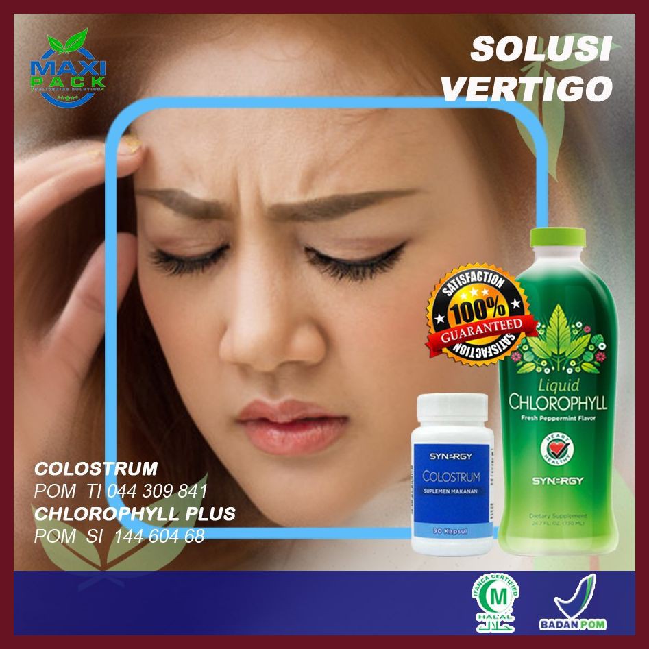 Jual Obat Penyakit Vertigo Tradisional - Chlorophyll + Colostrum ...