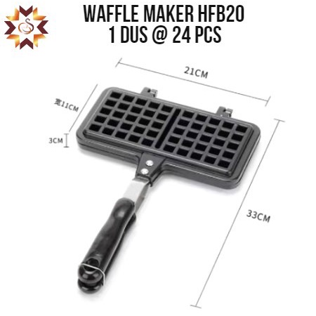 Jual Cetakan Kue Waffle Croffle Maker Anti Lengket/ Alat Wafel Croffel ...