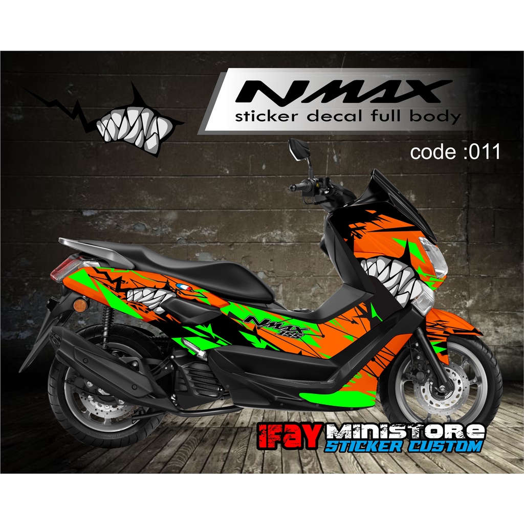 Jual stiker motor decal NMAX old stiker full body Motor | Shopee Indonesia