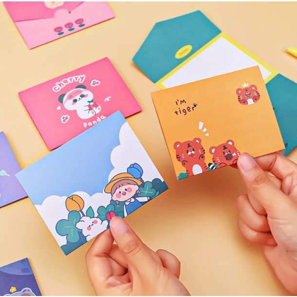 Jual KARTU UCAPAN/GREETING CARD/GIFT CARD/KARTU UCAPAN ENVELOPE LUCU ...
