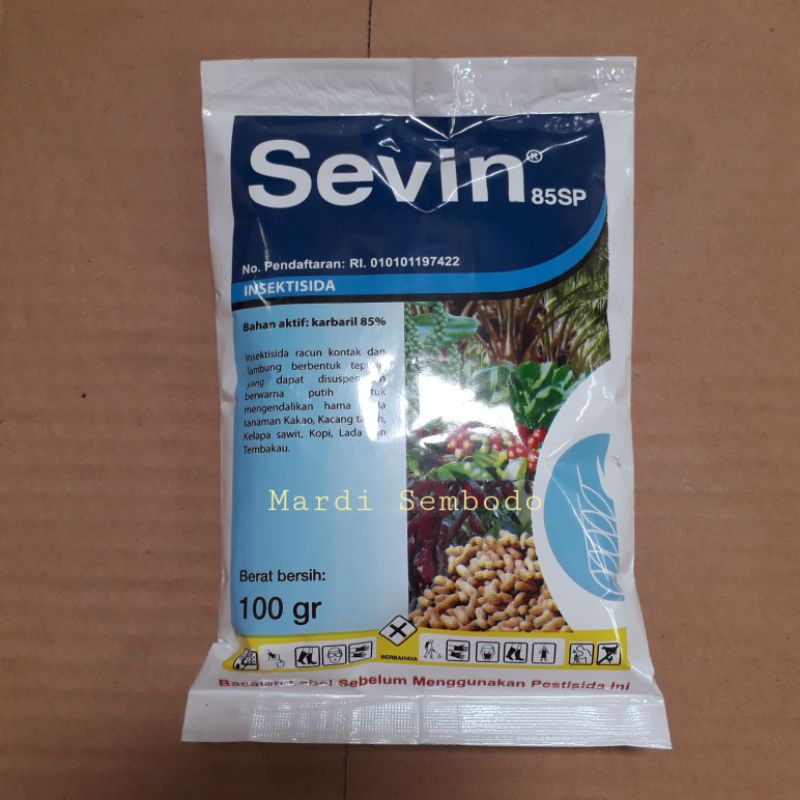 Jual Insektisida SEVIN 85 SP carbinal karbaril 85% isi kemasan 100 gram ...