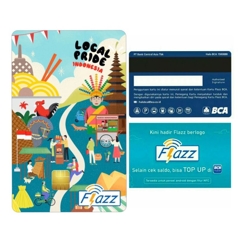 Jual FLAZZ BCA gen 2 /Gen2 with New Logo varian FLAZZ ORI /Like eTOLL ...