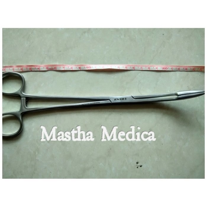 Jual Korentang Bengkok MAIER Uterine Forceps Renz Klem Uterus lengkung ...