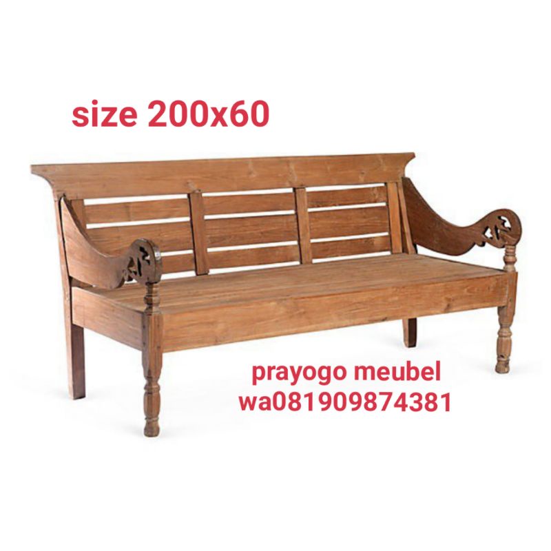 Jual kursi resban antik kuno vintage kayu jati - bangku antik - bale ...