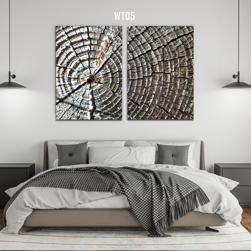 Jual SEPASANG Poster Kayu Bahan MDF Tekstur Kayu Hiasan Dinding Wood ...