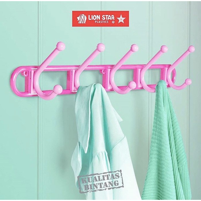 Jual Kastop / Hanger / Gantungan Baju lionstar Free 4pcs Baut | Shopee Indonesia