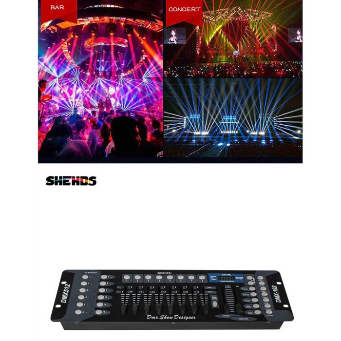 Jual HEHDS Stage Lightning Controller DMX Console DJ 192 Ch PANGGUNG ...