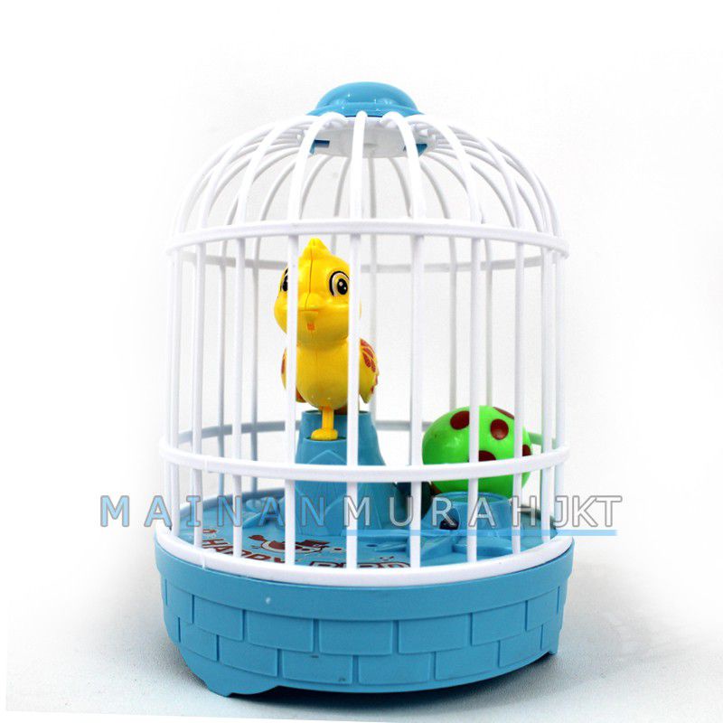 Jual MAINAN ANAK BURUNG VOICE CONTROL BIRDCAGE FU1138 BURUNG TEPUK ...