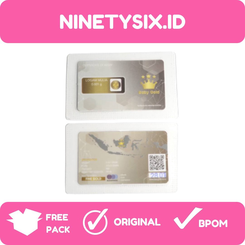 Jual Babygold Emas Mini Logam Mulia 0.001 Gram | Shopee Indonesia