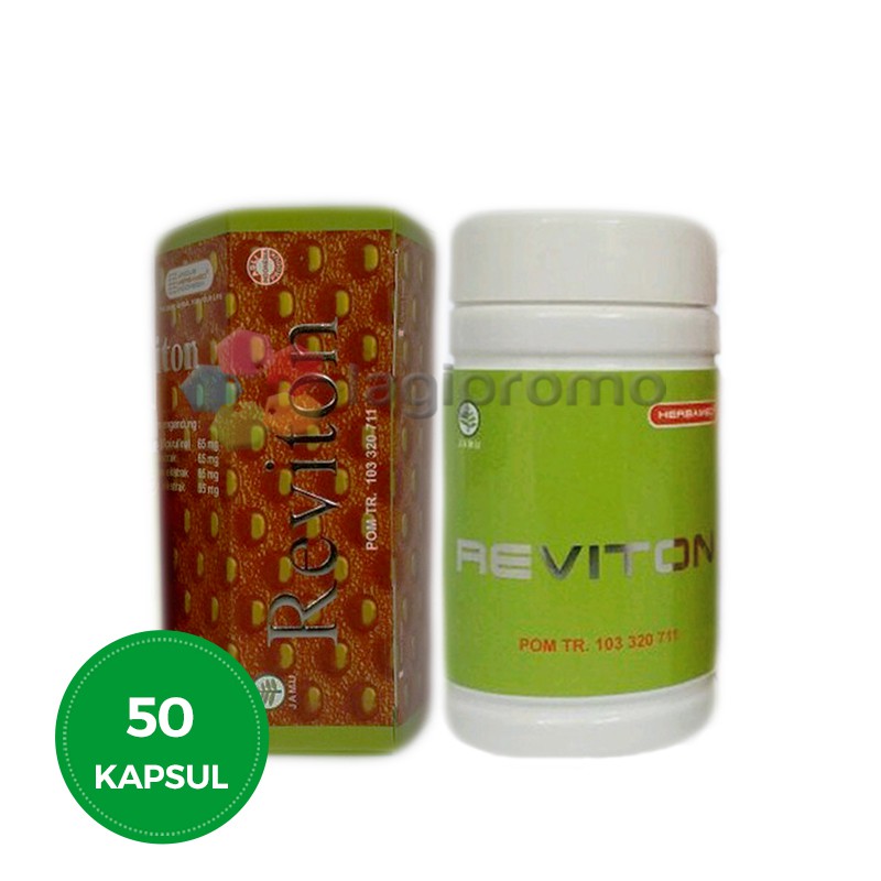 Jual Herbamed Reviton 50 Kapsul Obat Pencernaan dan Daya Tahan Tubuh ...