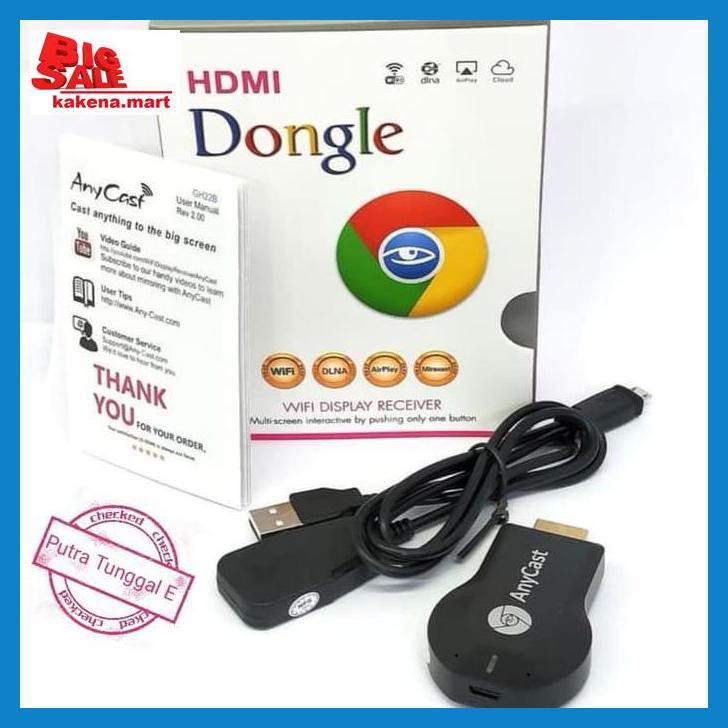 Jual E5T46Ew- Anycast Hdmi Dongle Dogle Doogle Wifi Display Miracast ...