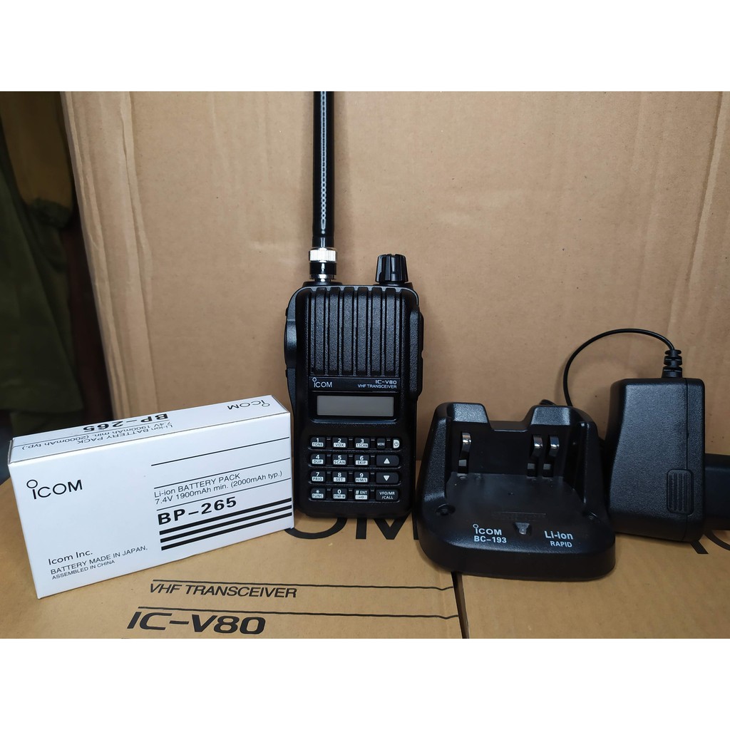 Jual HT Icom v80 V 80 ICV80 / IC-V80 Lithium VHF handy talky Walky Talk ...