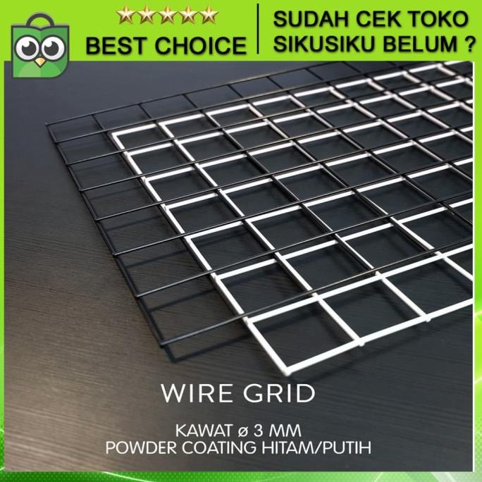 Jual Wire Grid Mesh 35 X 80 Cm Hitam Kawat Ram Best Design And Quality ...