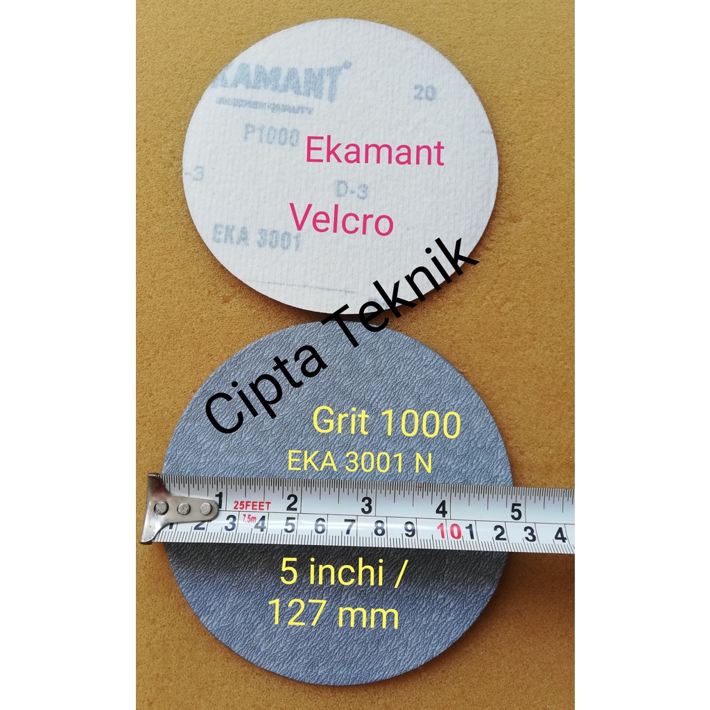 Jual Amplas Bulat Velcro 5 inchi grit 1000 Ekamant | Shopee Indonesia