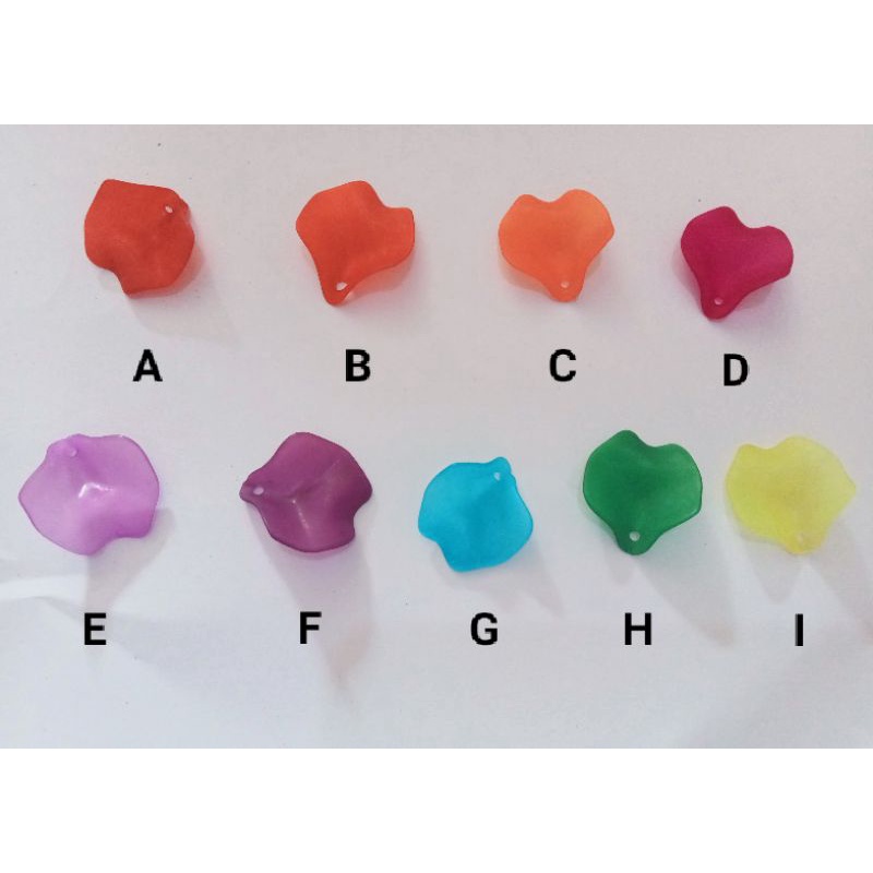 Jual (±450gr) TERMURAH mote manik acrylic KELOPAK KERITING SEDANG per ...