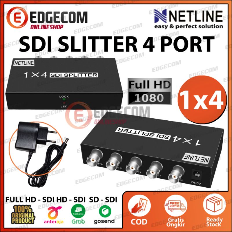Jual SDI Splitter 4 Port NETLINE | Shopee Indonesia