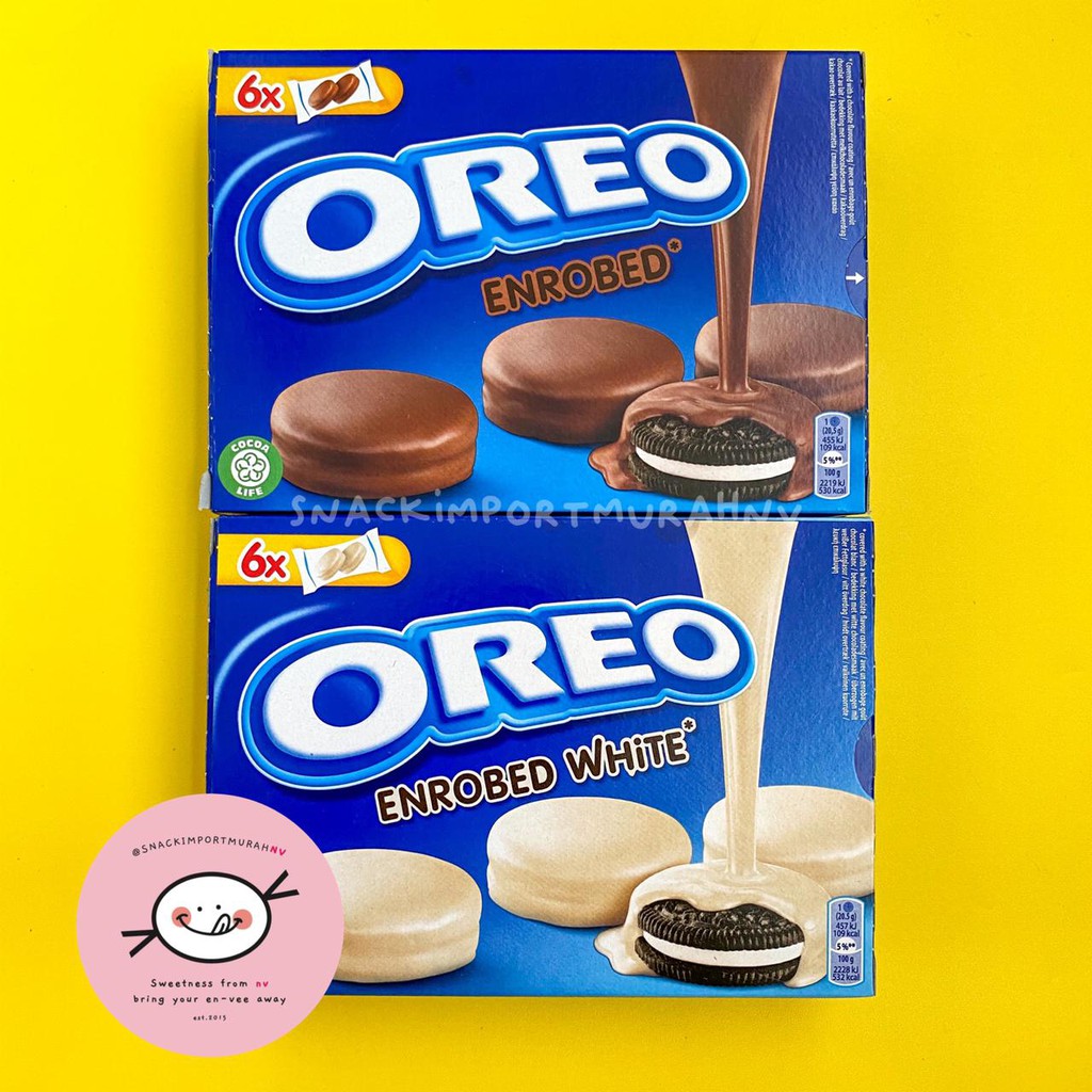 Jual Oreo Enrobed White/Choco Box isi 6pcs | Shopee Indonesia
