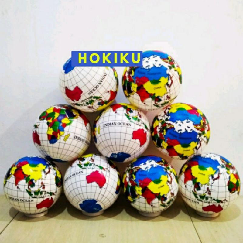 Jual Bola Karet Gambar PETA Mainan Bola Karet SNI 60gram | Shopee Indonesia