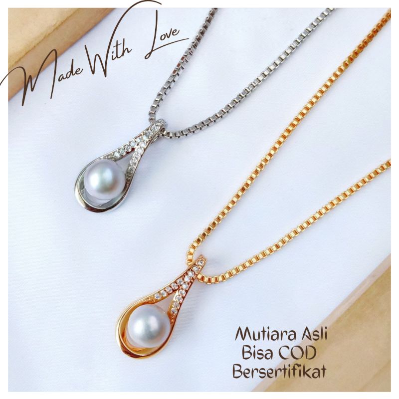 Jual Liontin Viral Mutiara Asli Lombok Model Sendok Liontin ONLY ...