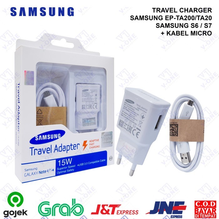 Jual (B) EP-TA200/TA20 TC CHARGER SAMSUNG NOTE 4 ORIGINAL 100% FAST CHARGING | Shopee Indonesia
