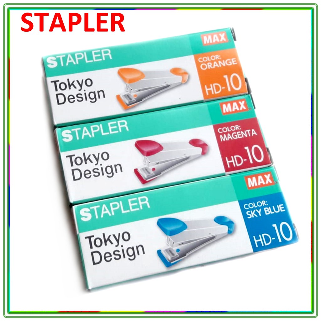 Jual Stapler Max HD-10 untuk kebutuhan sekolah dan kantor untuk ...