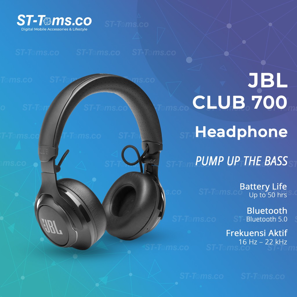 Jual JBL CLUB 700 Premium Wireless Over-Ear Headphones Hi-Res Sound ...