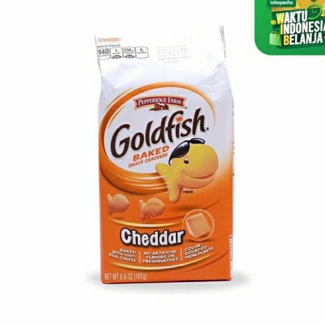 Jual Goldfish Pepperidge Farm Cheddar Cheese 187gr | Shopee Indonesia