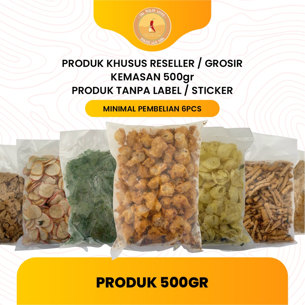 Jual PRODUK GROSIR (500 gram) Yukmakanbeling | Shopee Indonesia