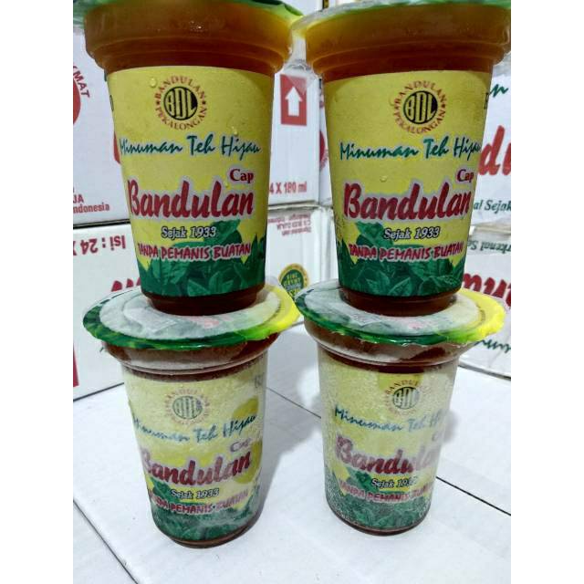 Jual Teh Bandulan Teh Hijau 160ml isi 24 | Shopee Indonesia