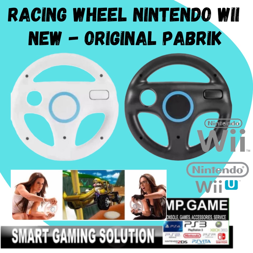 Jual Racing Wheel Nintendo Wii Steering Stir Wiimote Remote Nintendo ...
